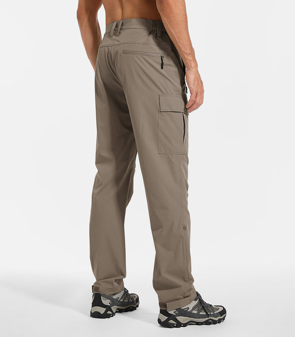 Men's Hiking Cargo Pants - Lightweight, Quick Dry, Waterproof for ...